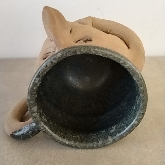 Peter Petrie | Dining | 3d Handcrafted Clay Face Pottery Mug | Poshmark